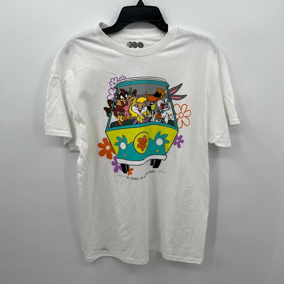 Warner Brothers | Shirts | Wb Mens White Looney Tunes Scooby Doo ...